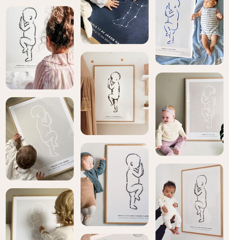 Newbornposter.com | Birth posters in 1:1 scale | Timeless memories